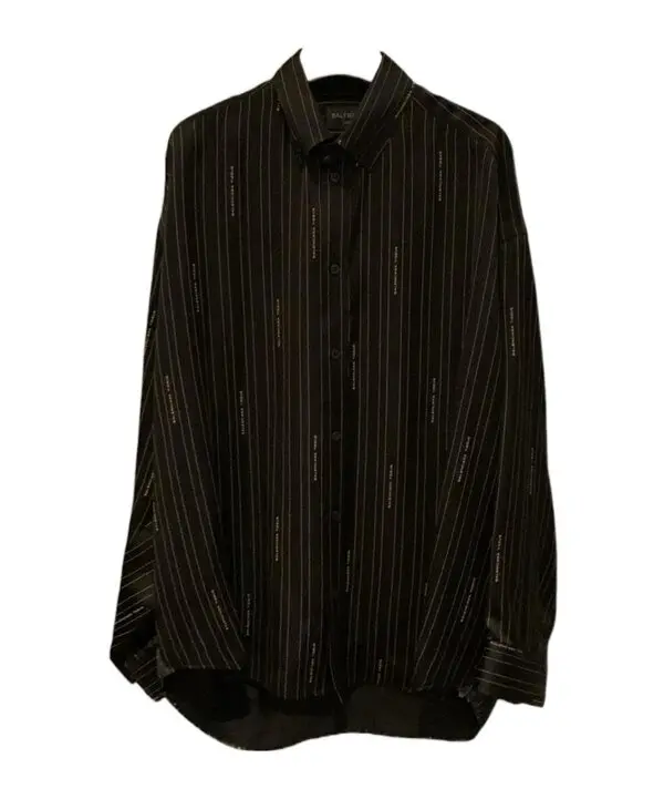 Balenciaga Long Sleeve Button-up Shirt With Classic Collar