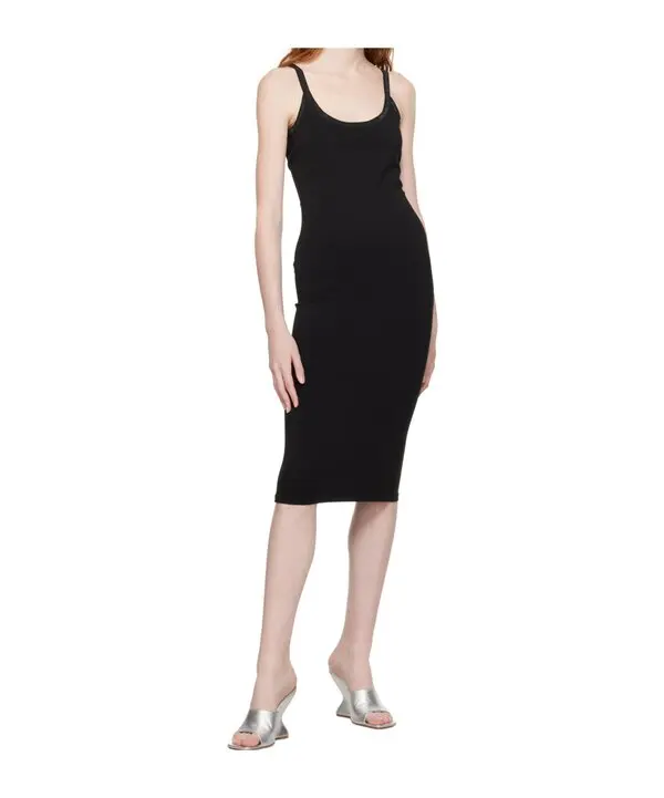 Alexander Wang Embellished Scoop Neck Midi Dress