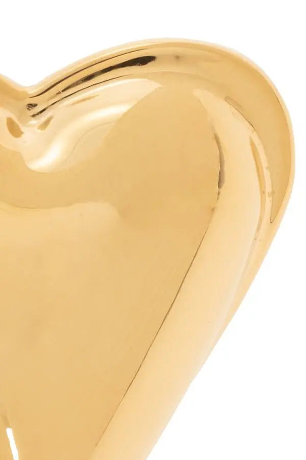 Alaïa Gold Heart Stud Earrings
