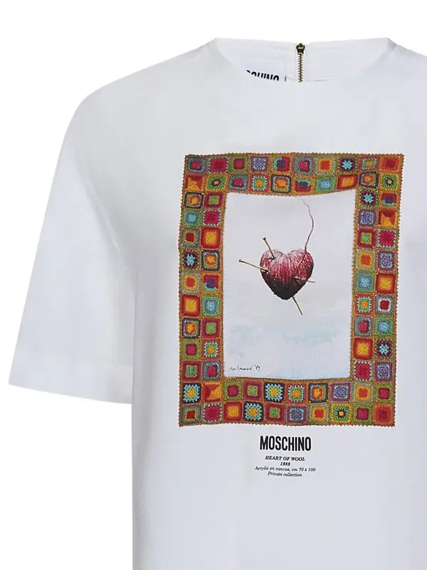 Moschino Heart Of Wool Envers Satin Blouse