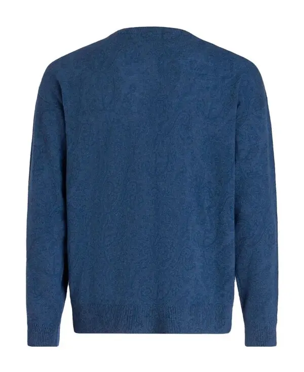 Etro Crewneck Logo-embroidered Knitted Jumper