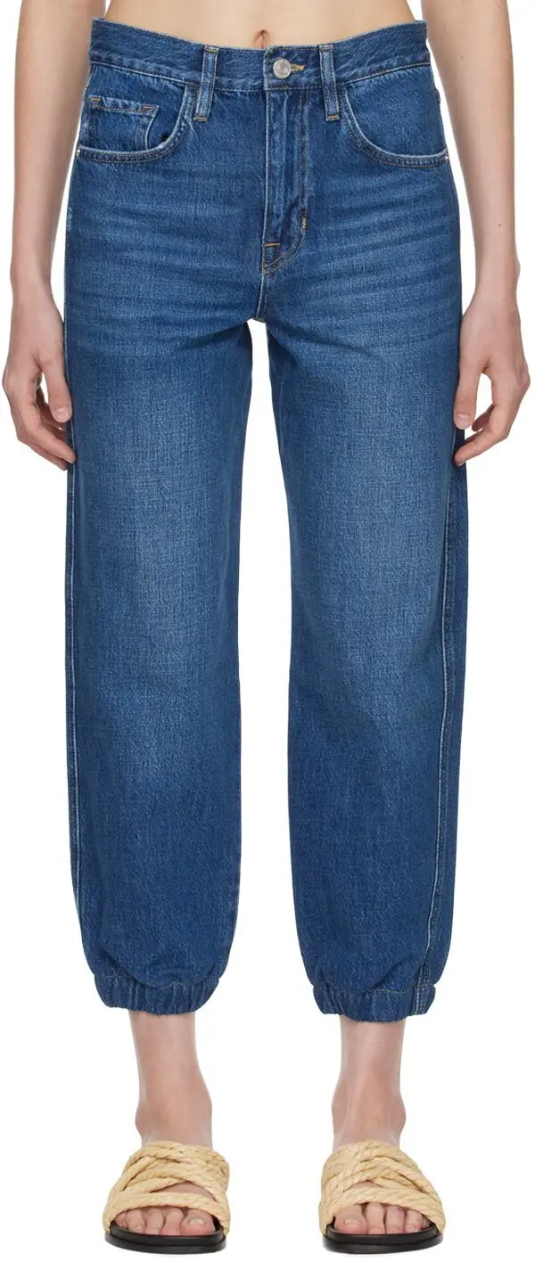 FRAME Mid-rise Cropped Jeans