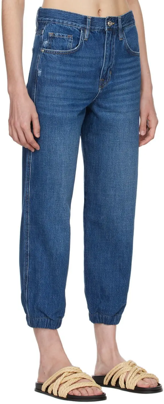 FRAME Mid-rise Cropped Jeans