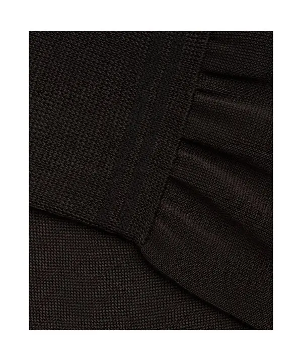 Zegna Cotton Crew Socks With Ribbed Cuffs - Grey