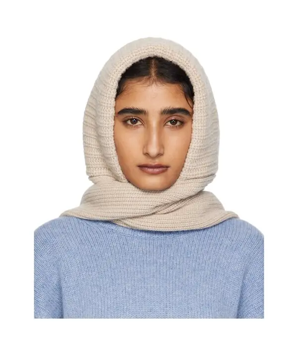 YVES SALOMON Hooded Scarf