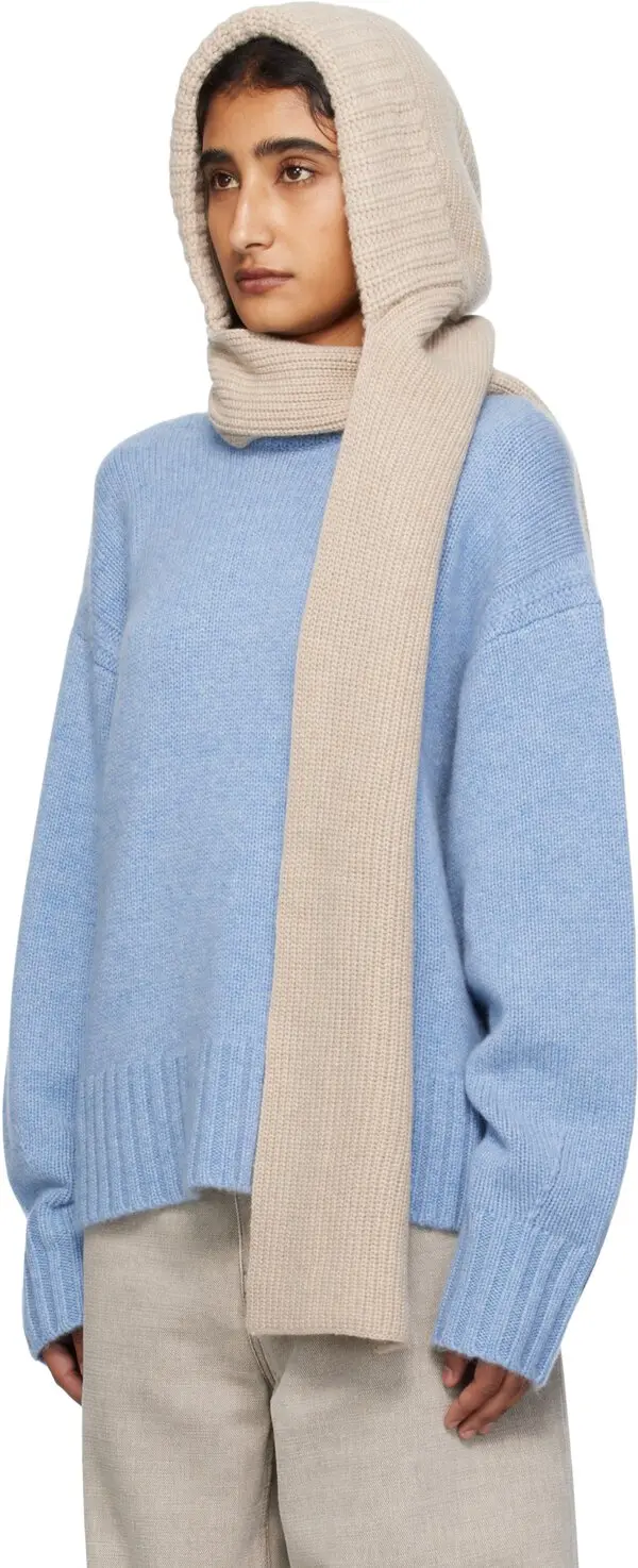 YVES SALOMON Hooded Scarf