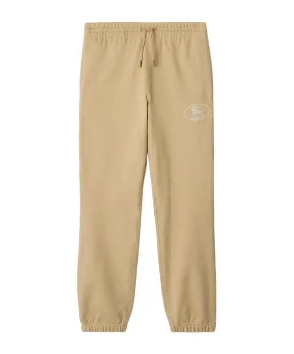 Burberry Logo Embroidered Drawstring Pants - Flaxen
