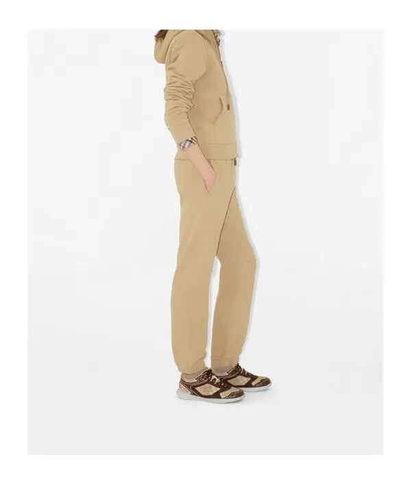 Burberry Logo Embroidered Drawstring Pants