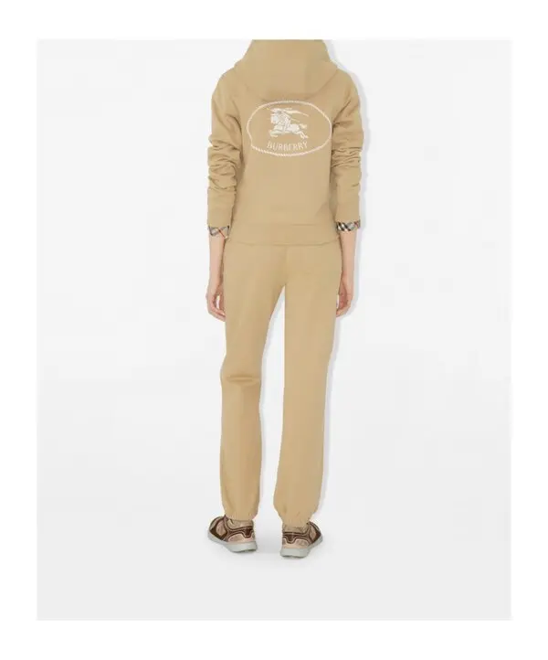 Burberry Logo Embroidered Drawstring Pants