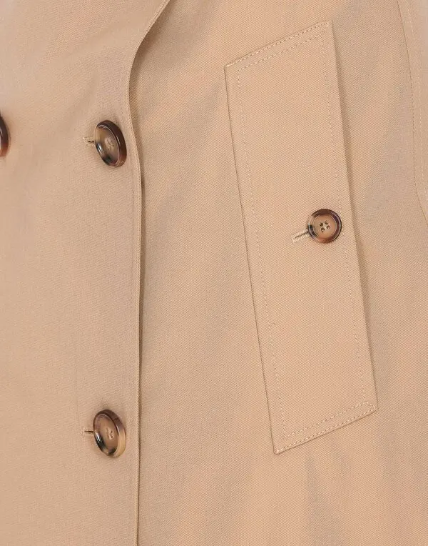 Burberry Midi Trench Skirt With Buckled Waistband