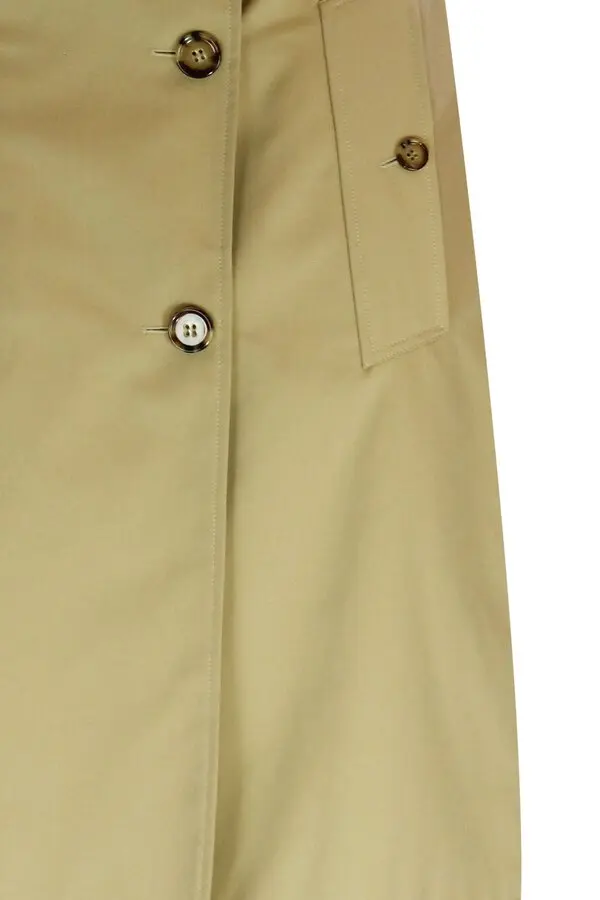 Burberry Midi Trench Skirt With Buckled Waistband