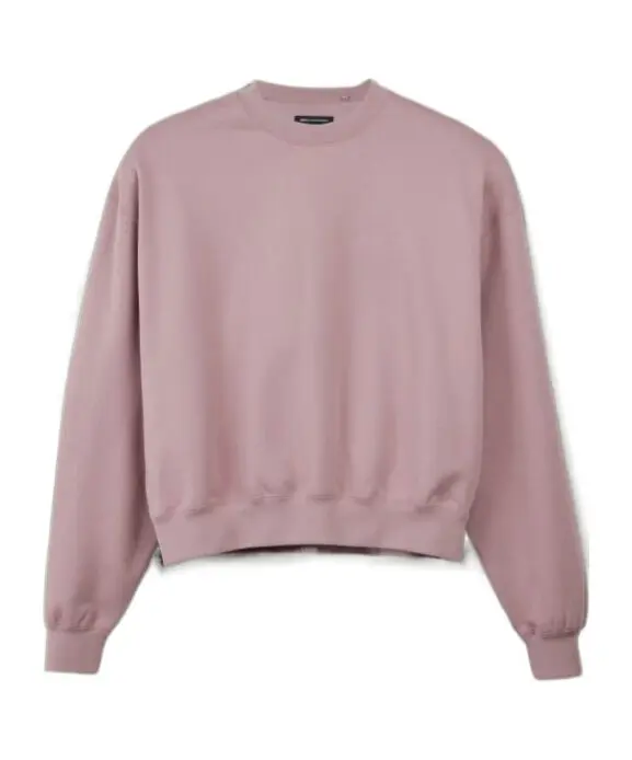 Y3 Brushed Terry Boxy Crew Sweatshirt - Magic Fuchsia