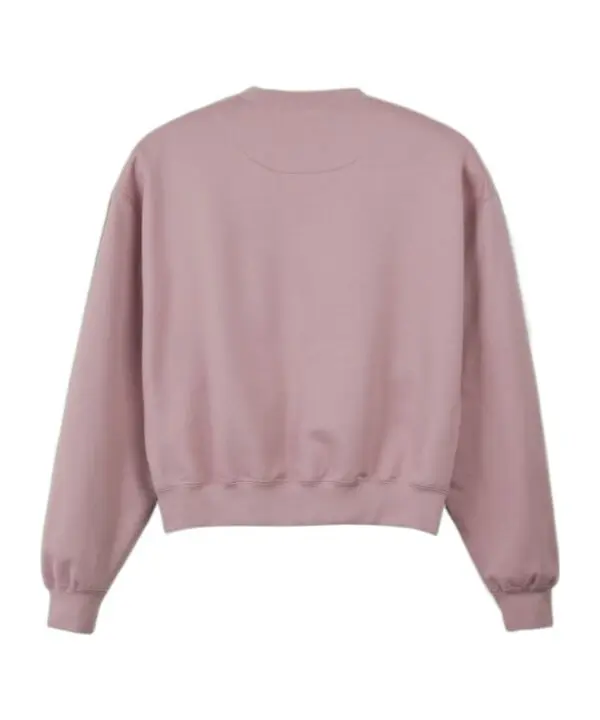 Y3 Brushed Terry Boxy Crew Sweatshirt - Magic Fuchsia