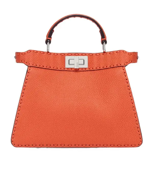 Fendi Peekaboo Iseeu Small Tote Bag - Red