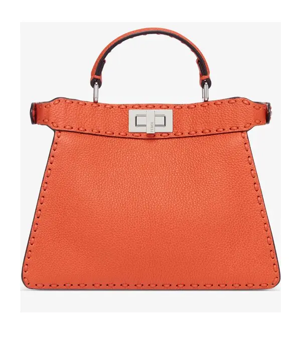 Fendi Peekaboo Iseeu Small Tote Bag - Red