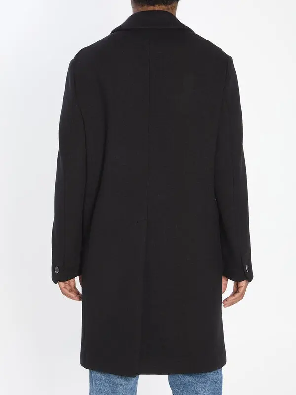 Barena Venezia Lanoso Single-breasted Coat - Black