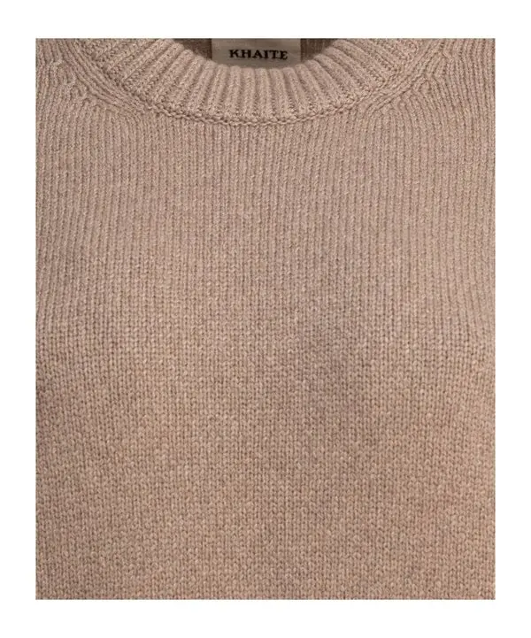 Khaite Short-sleeved Crewneck Sweater