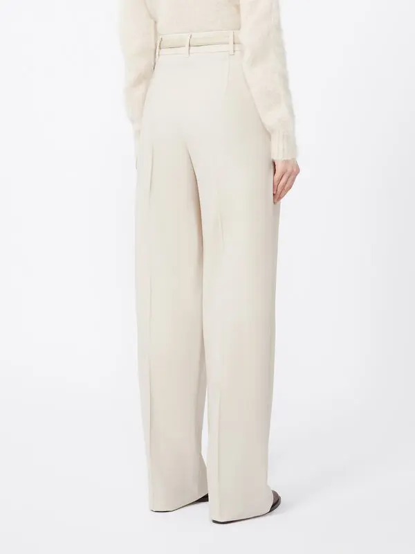 Max Mara Belted Pleated Trousers