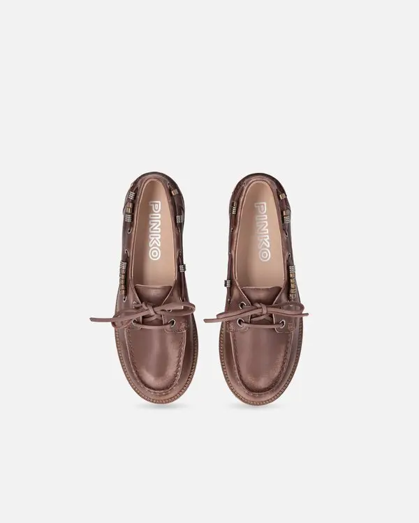 Pinko Embellished Moccasins