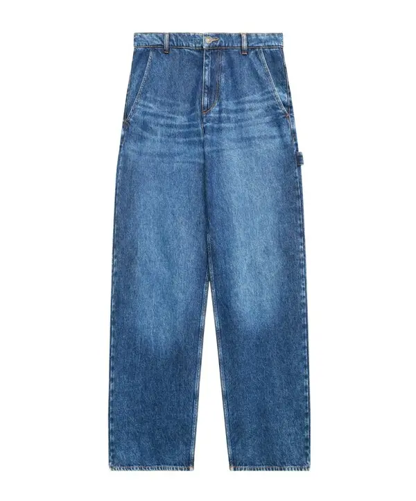 Isabel Marant Étoile Wide Leg Cargo Jeans