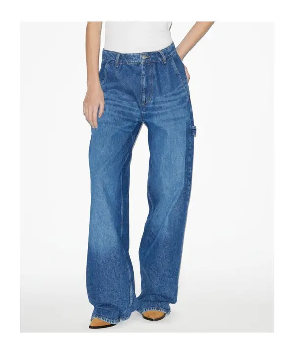 Isabel Marant Étoile Wide Leg Cargo Jeans
