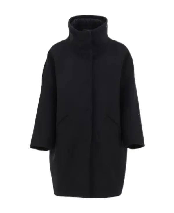 Herno Snap-buttoned High Neck Jacket