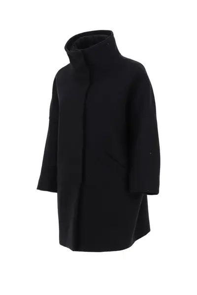 Herno Snap-buttoned High Neck Jacket