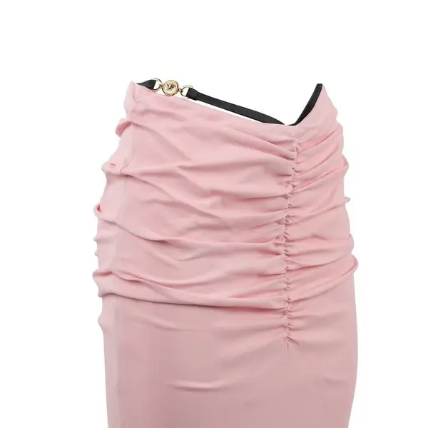 Versace High-waisted Skirt With Medusa Details