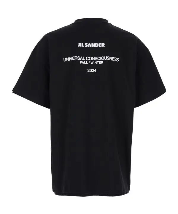 JIL SANDER Double Layer Crewneck T-shirt