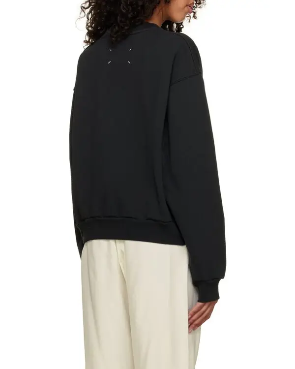MAISON MARGIELA Printed Crewneck Sweatshirt