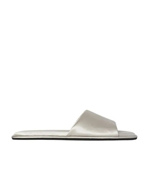 THE ROW Silk Sandals - Gray