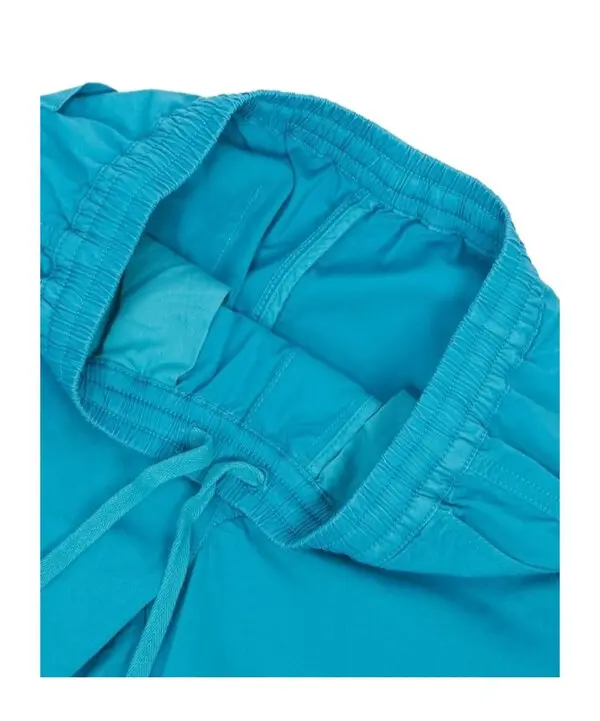 C.P. COMPANY Elastic Waist Cargo Pants With Zippered Pocket - Blue