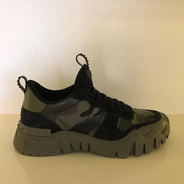Valentino Garavani Rockrunner Plus Camouflage Sneakers