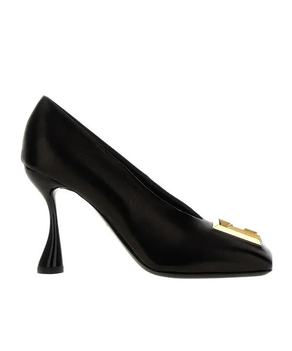 Balmain Eden Logo Plaque Pumps