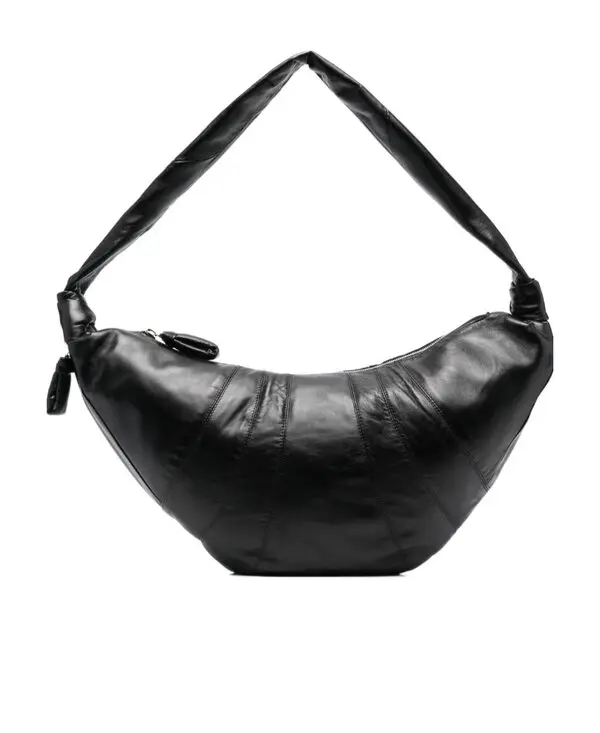 LEMAIRE Large Croissant Zipped Shoulder Bag - Black