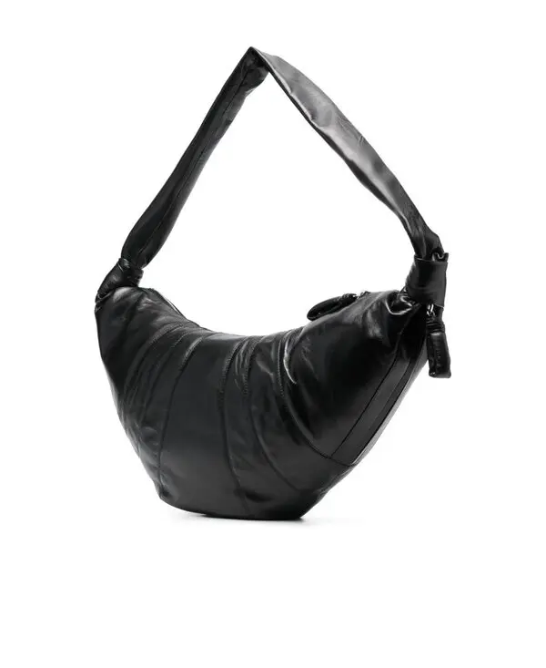 LEMAIRE Large Croissant Zipped Shoulder Bag - Black