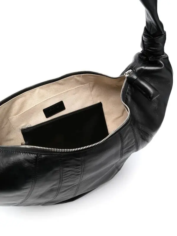 LEMAIRE Large Croissant Zipped Shoulder Bag - Black