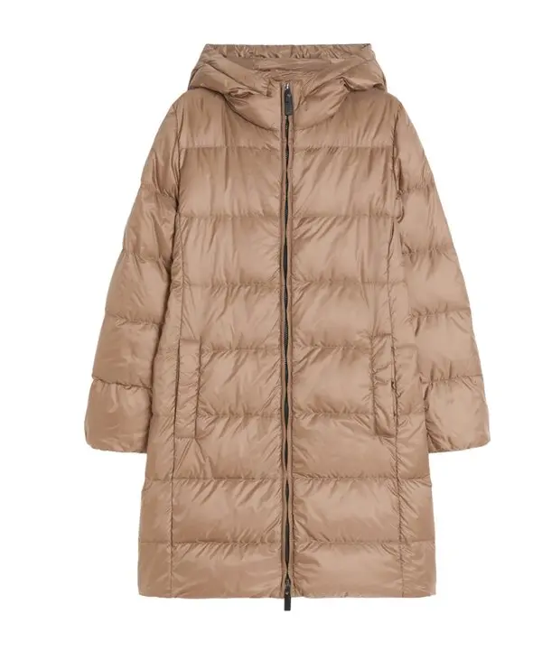 Max Mara Hooded Belted Puffer Jacket