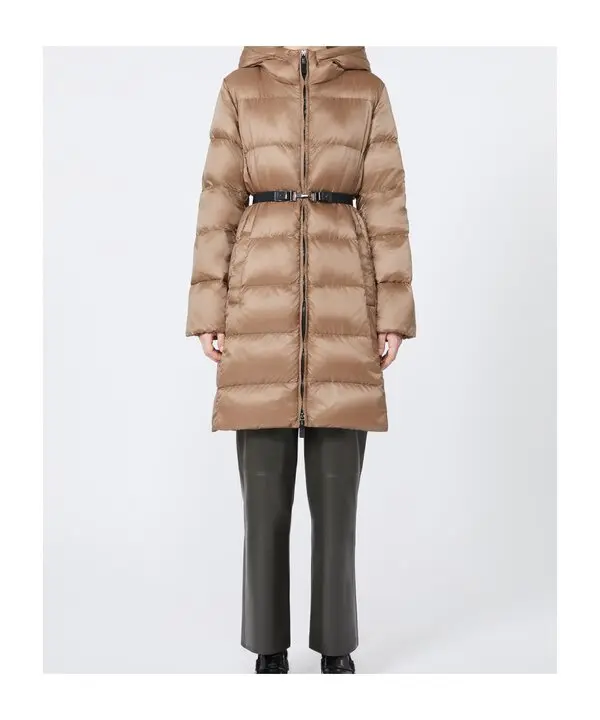 Max Mara Hooded Belted Puffer Jacket