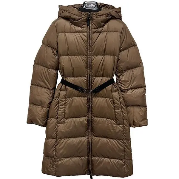 Max Mara Hooded Belted Puffer Jacket