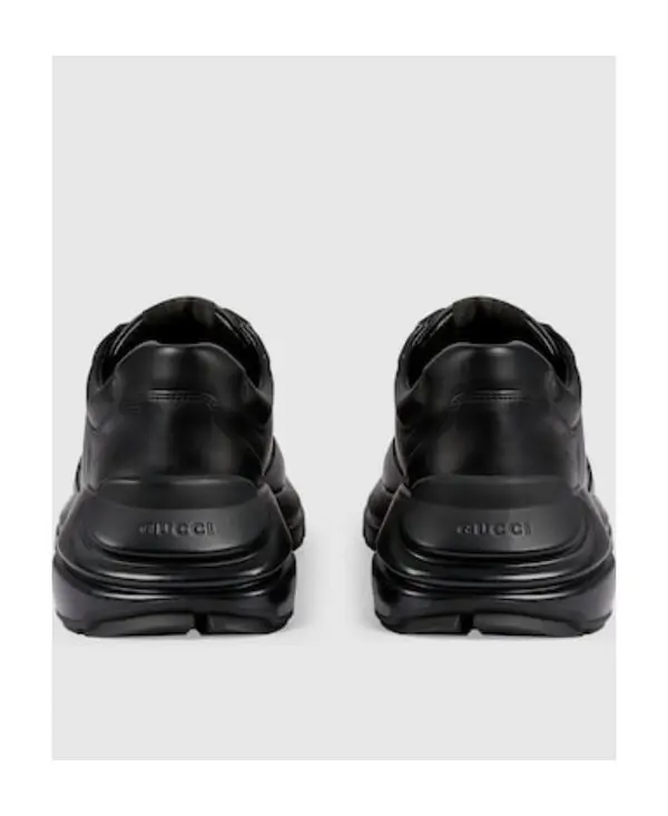 Gucci Interlocking G Rhyton Sneakers - Black