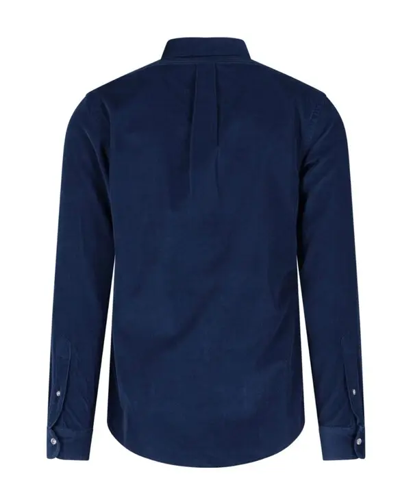 Polo Ralph Lauren Pony Embroidered Buttoned Shirt - Blue