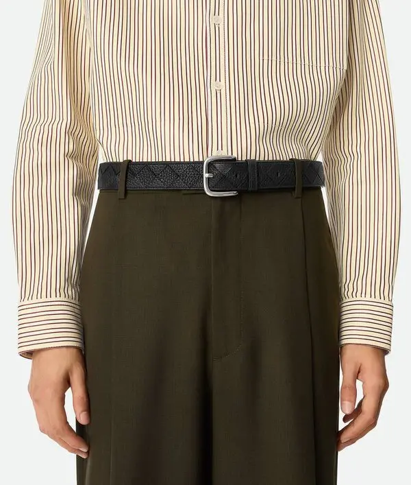 Bottega Veneta Intrecciato Taurillon Belt