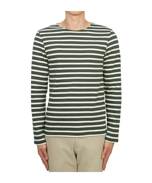 Saint James Striped Graphic T-shirt