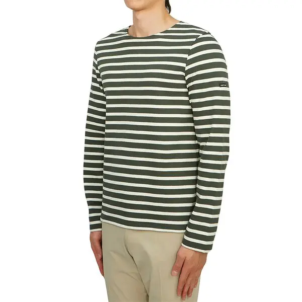 Saint James Striped Graphic T-shirt