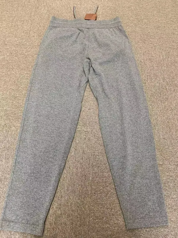 Loro Piana Drawstring Knitted Pants - Gray