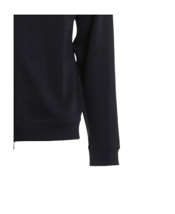 Emporio Armani Zip Up Logo Jacket - Black
