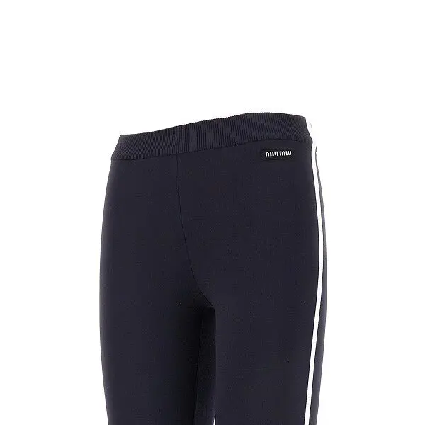 Miu Miu Elasticated Waistband Slim-fit Trousers