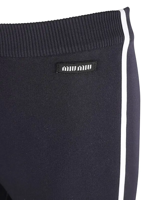 Miu Miu Elasticated Waistband Slim-fit Trousers