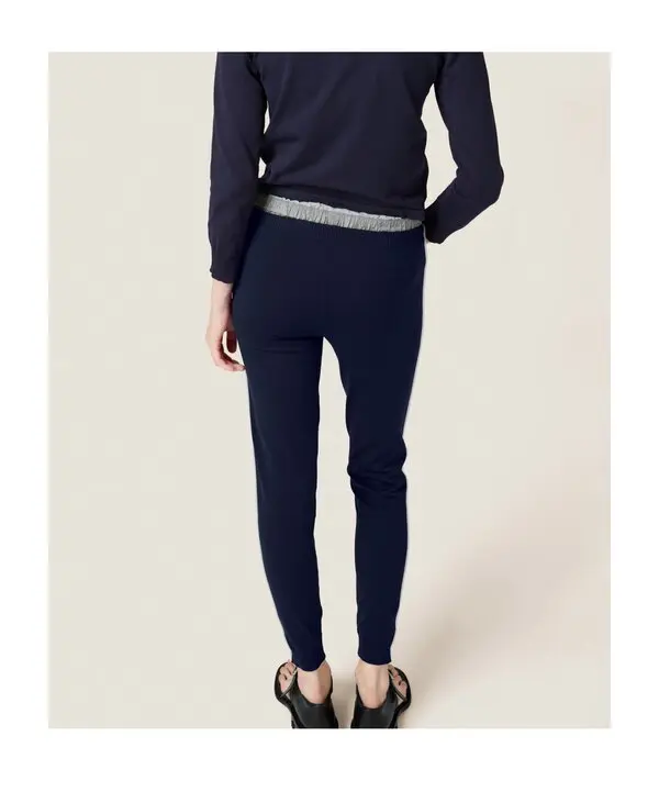 Miu Miu Elasticated Waistband Slim-fit Trousers